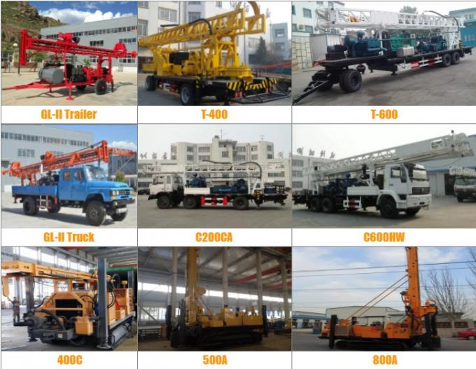 200m Borehole Drilling Rig , Well Digging Rig For Engineering Survey