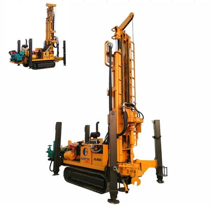 400m Full Hydraulic Borehole Drilling Rig With Crawler Chassis