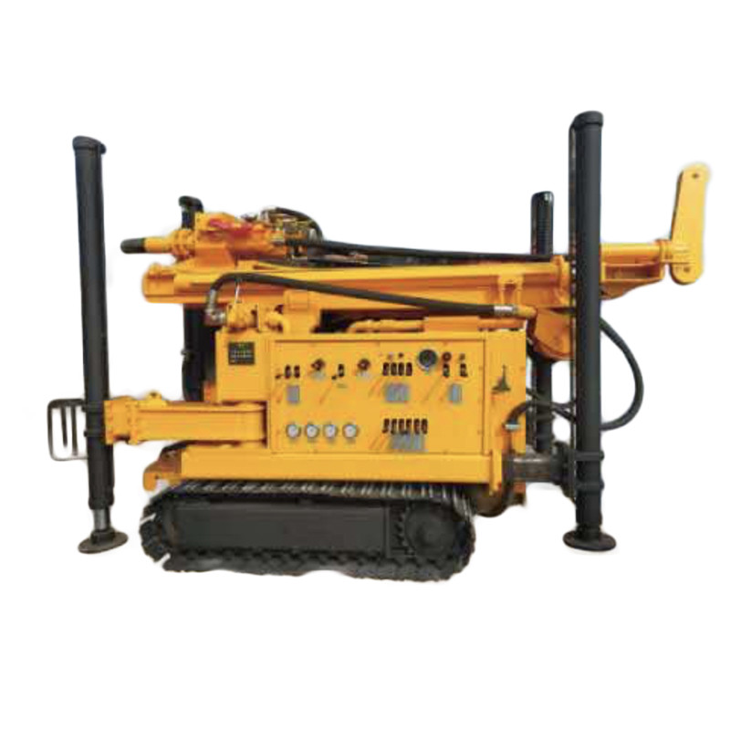 90KW Borehole Drill Rig Machines Fully Hydraulic Crawler Type