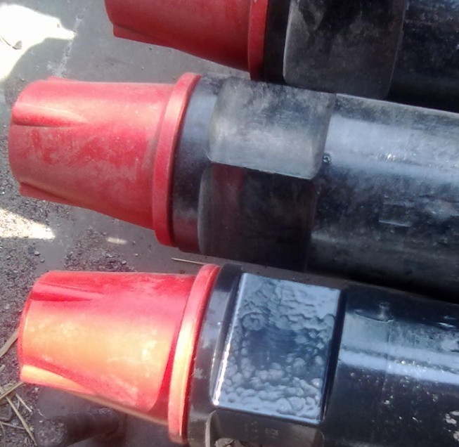 6.5mm Thickness Drill Steel Pipe 114mm Diameter With 3-1/2 API REG Thread