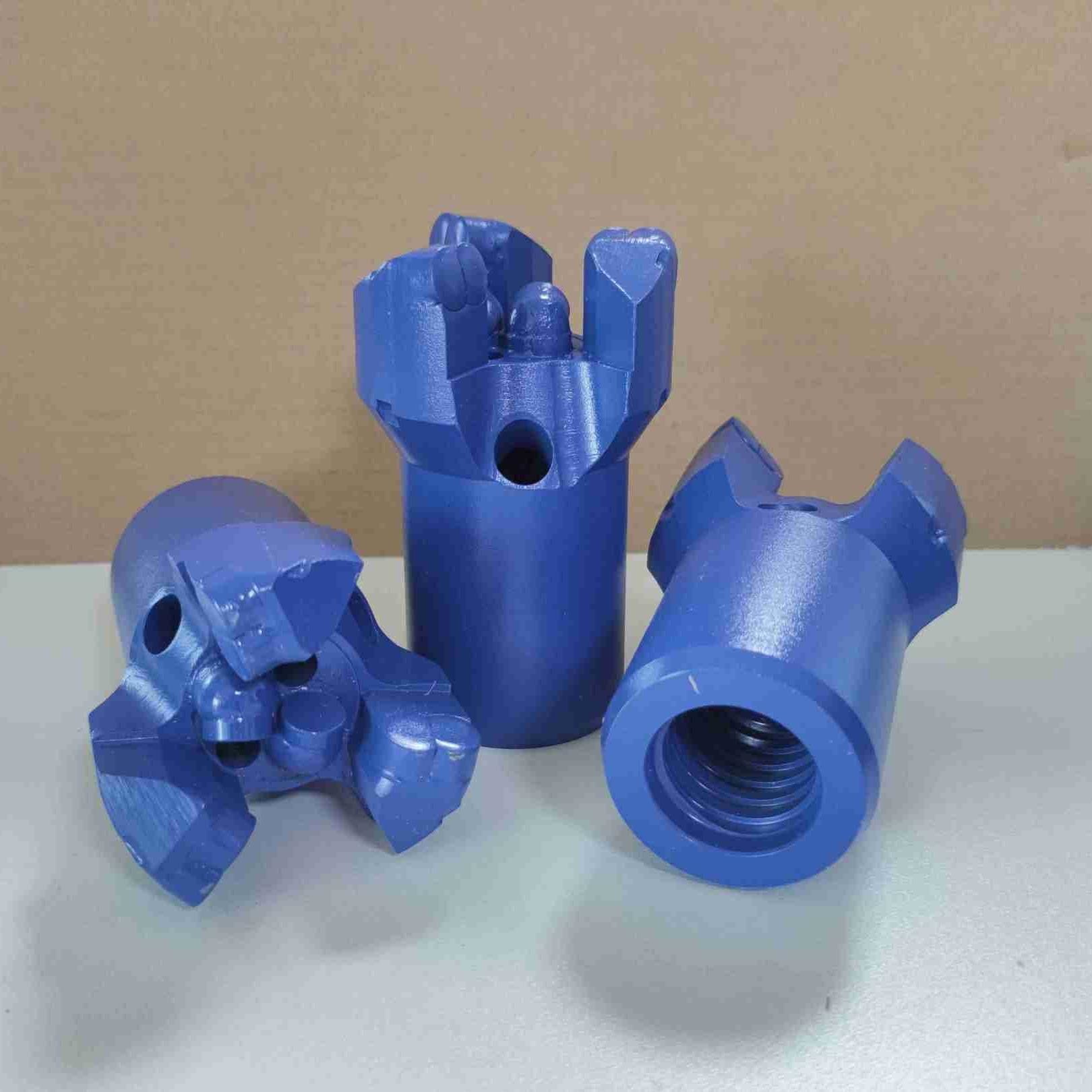 Diamond PDC Drill Bit , Non Coring Drill Bits 76mm Diameter For Coal Mining