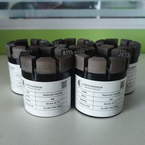 Bq Nq Hq Pq Impregnated Diamond Core Bits With Reaming Shell